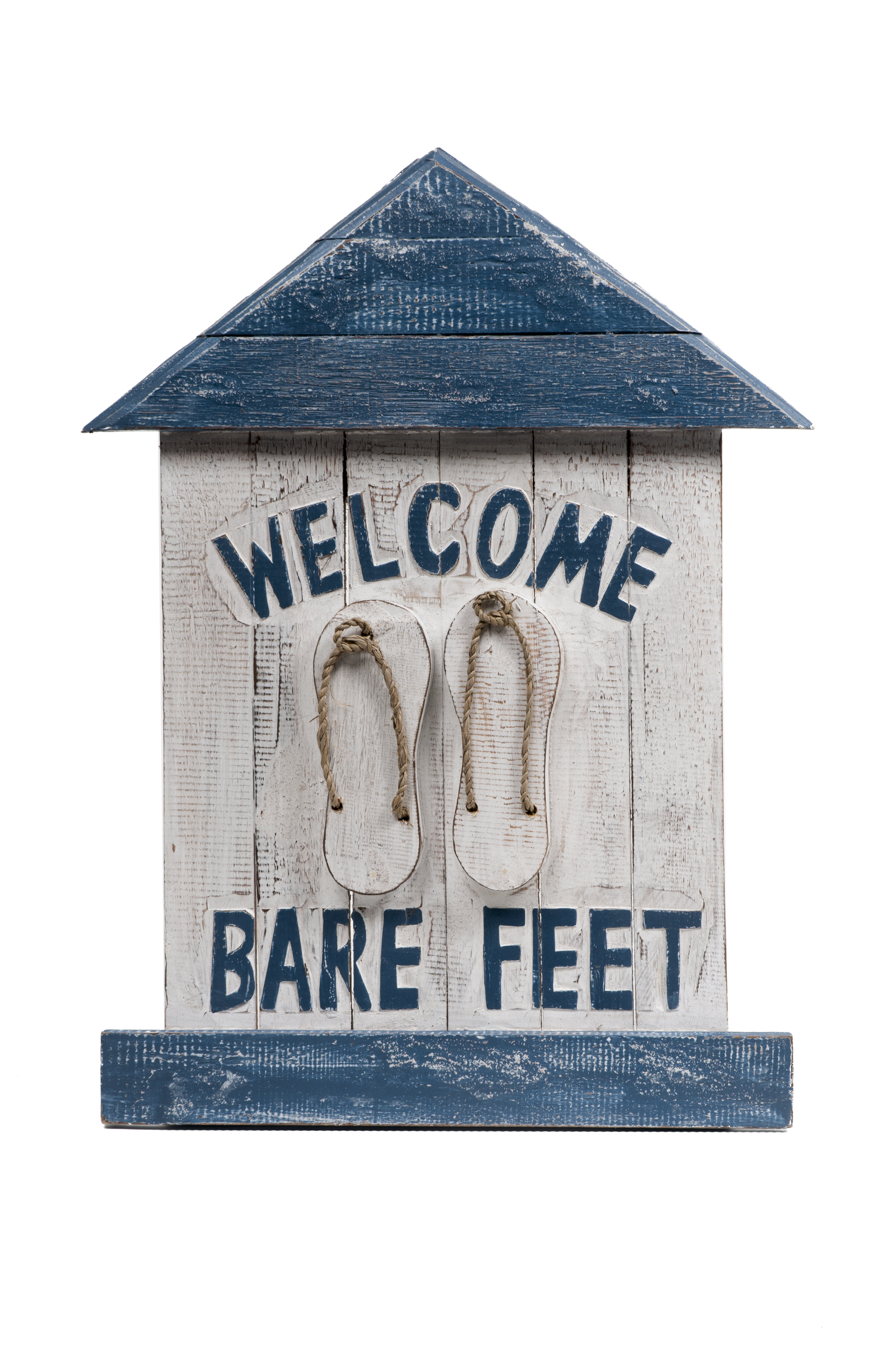 Dovecove Castlethorpe "Welcome Bare Feet" Sign - Wayfair Canada