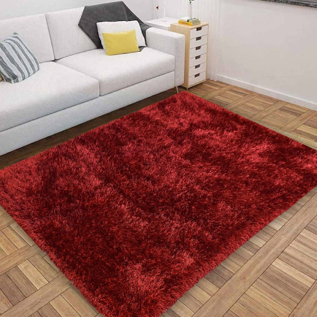 Everly Quinn Rectangle Veysey 4x7 Area Rug with Non-Slip Backing | Wayfair