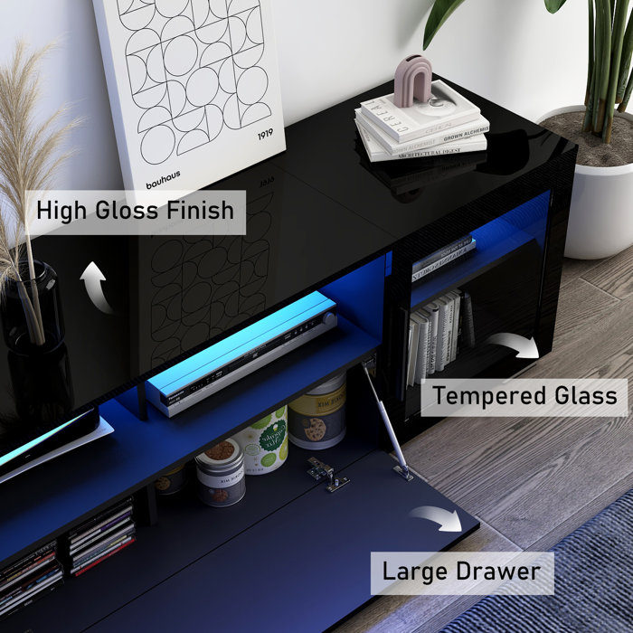 Wrought Studio Halayna 70'' W Storage Credenza | Wayfair