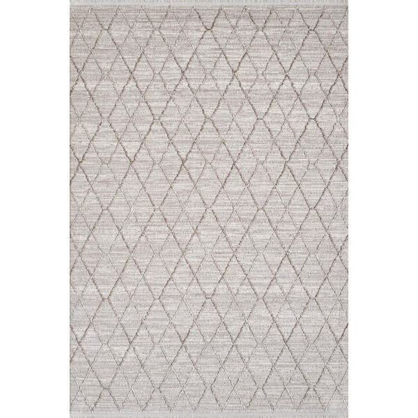 Ebern Designs Mirio Geometric Machine Woven 80x200 Area Rug | Wayfair.co.uk