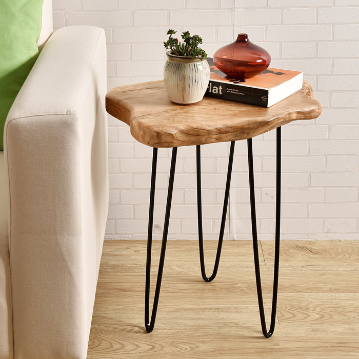 Charlton Home® Centerview Solid Wood 3 Legs End Table & Reviews | Wayfair