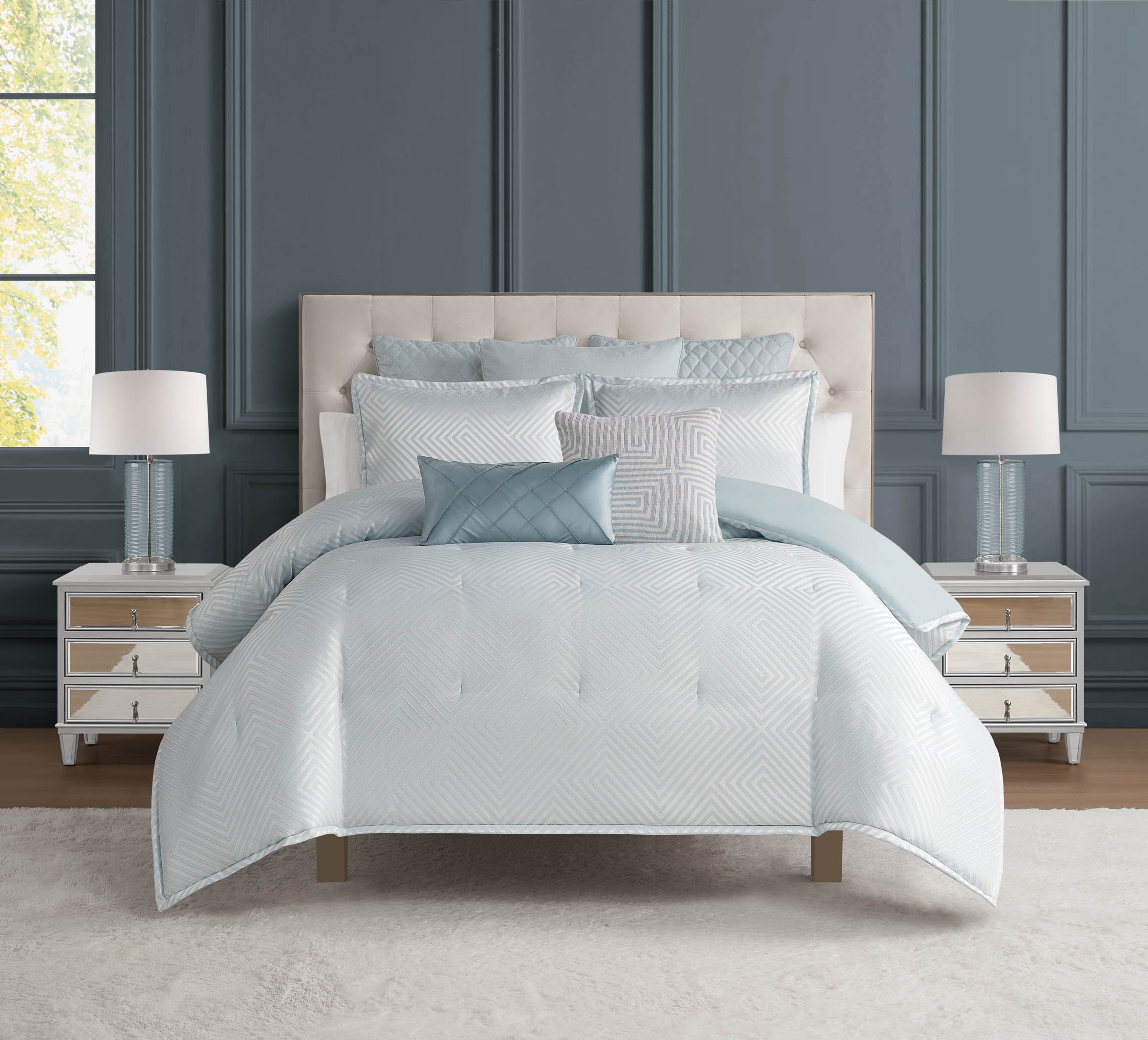 Waterford Bedding Houston Jade Comforter Set | Wayfair