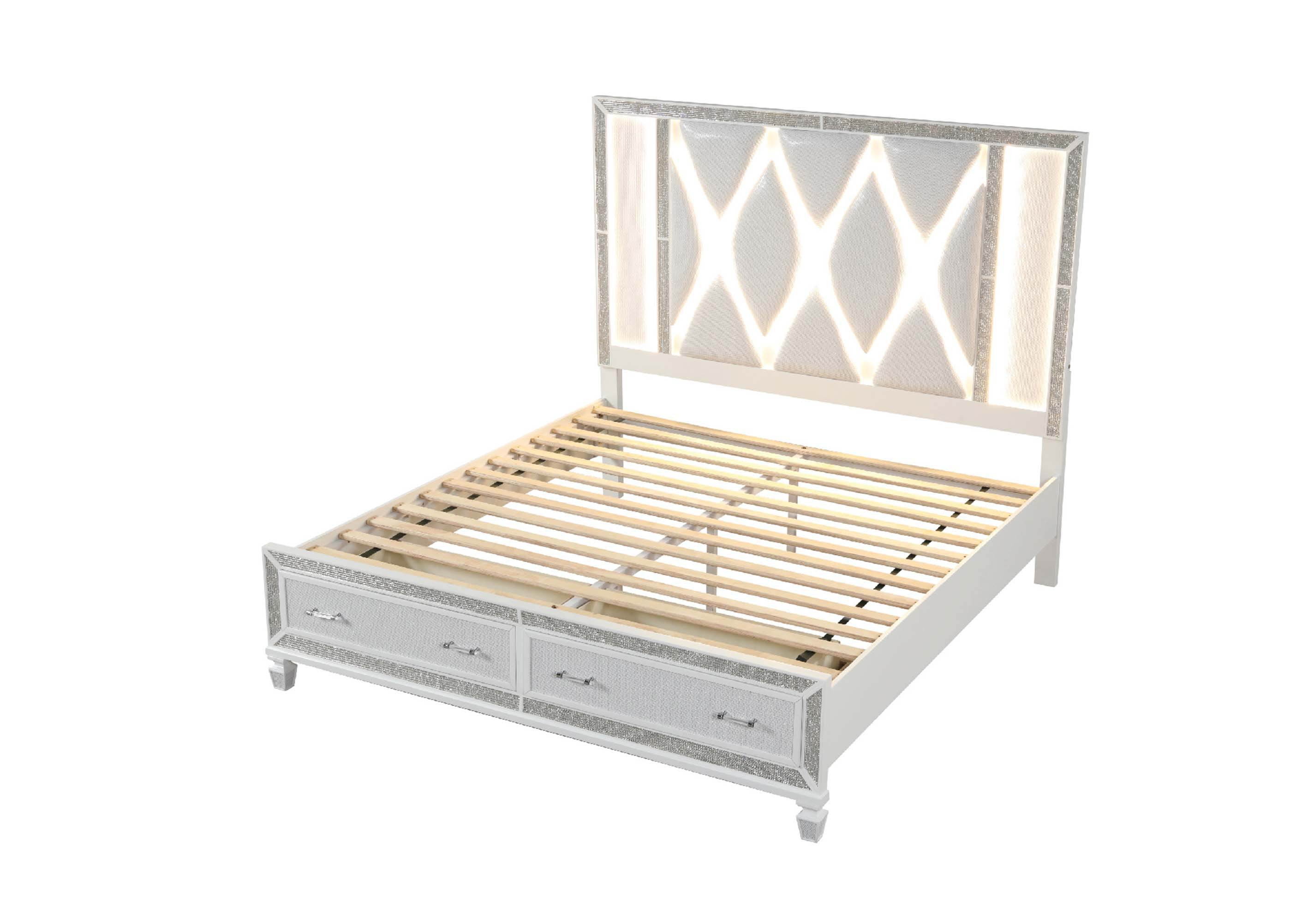Rosdorf Park Crystal Storage Bed Made With Wood Ed | Wayfair