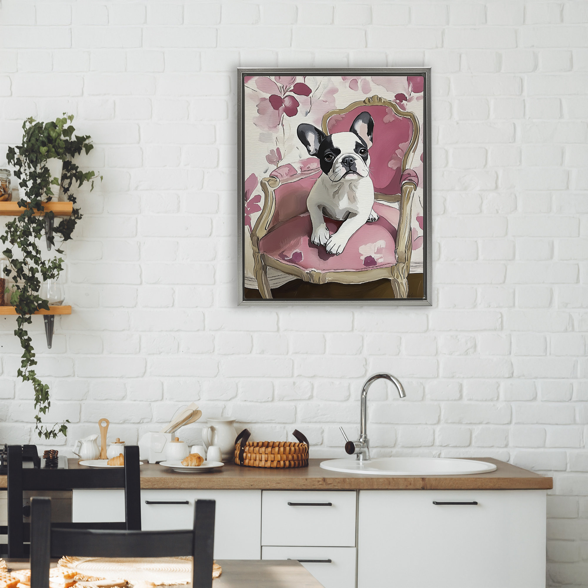 Lark Manor™ Sweetest Dog Perched Floating Frame, design by Annabelle ...