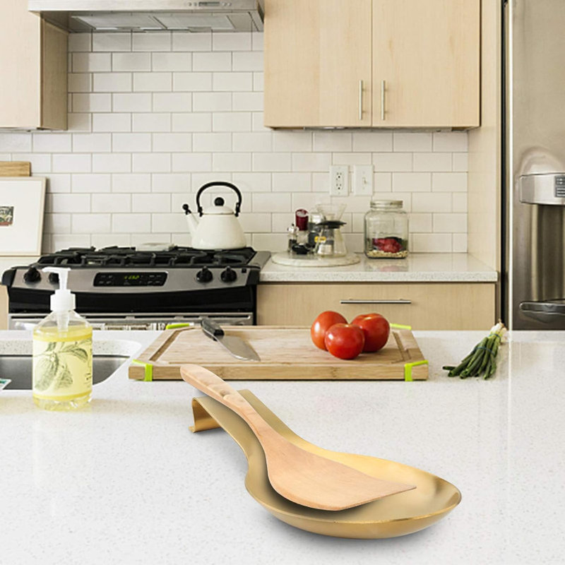 Mercer41 Gold Stainless Steel Spoon Rest | Wayfair