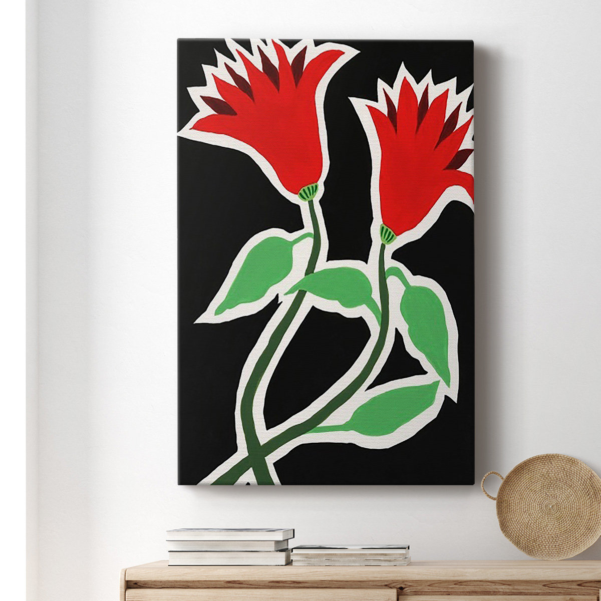 Red Barrel Studio® Pop Flowers VI On Canvas Print | Wayfair