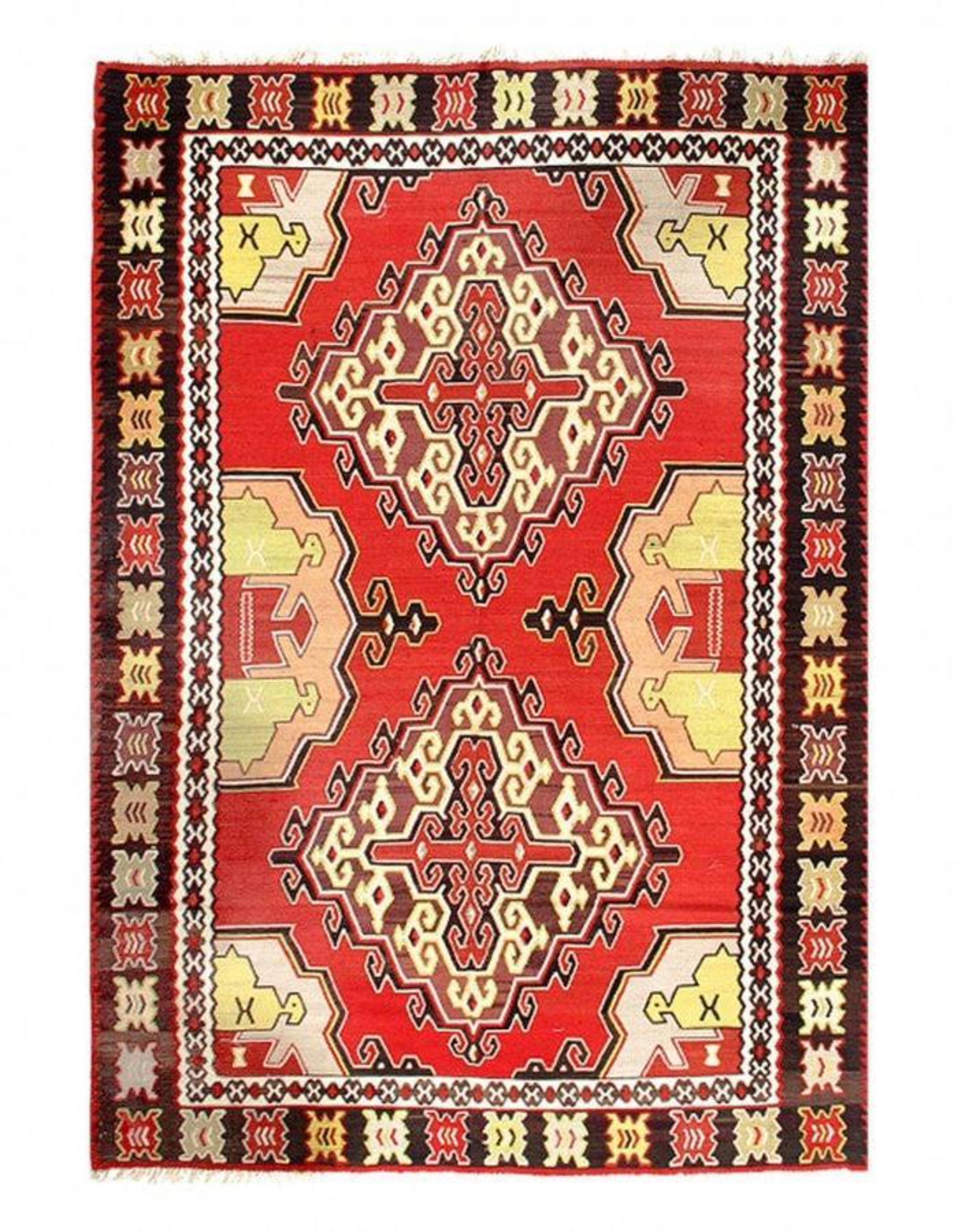 Isabelline Wakeisha Oriental Handmade Rectangle 9'2" x 12' Cotton/Wool ...
