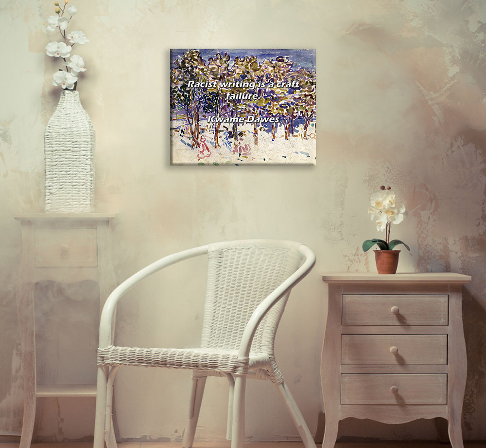 Fleur De Lis Living Artsy Quote "Racist writing is a craft failure." By ...