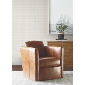 Canora Grey Harrington Plaid Glen Check Wallpaper | Wayfair