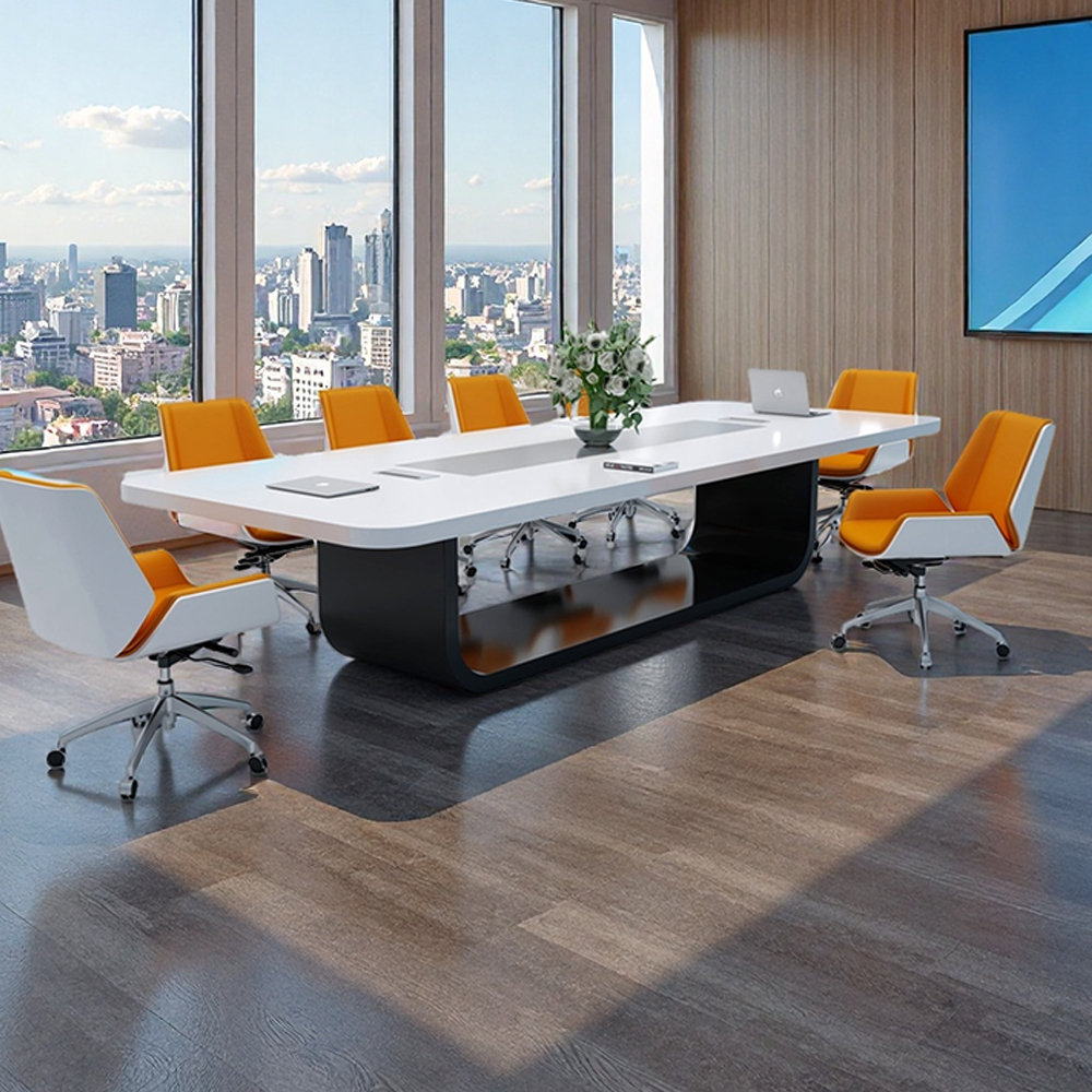 Inbox Zero Palmiero Rectangular Conference Table - Wayfair Canada