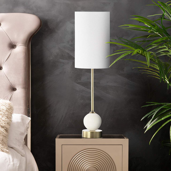 CIMC Home Marble Table Lamp with Metal Base for Bedroom Furniture ...