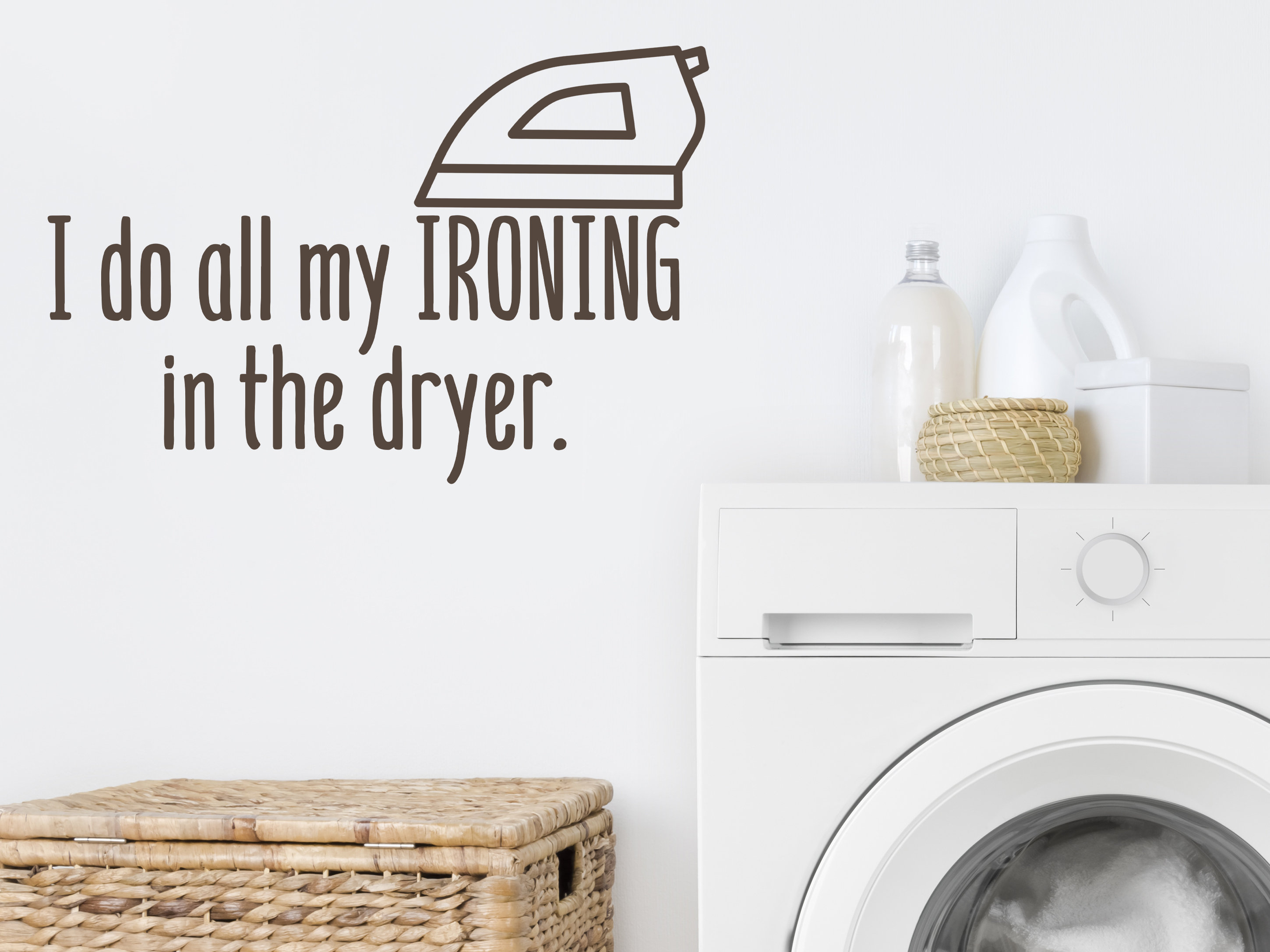 Trinx Laundry Decals Wall Decal | Wayfair