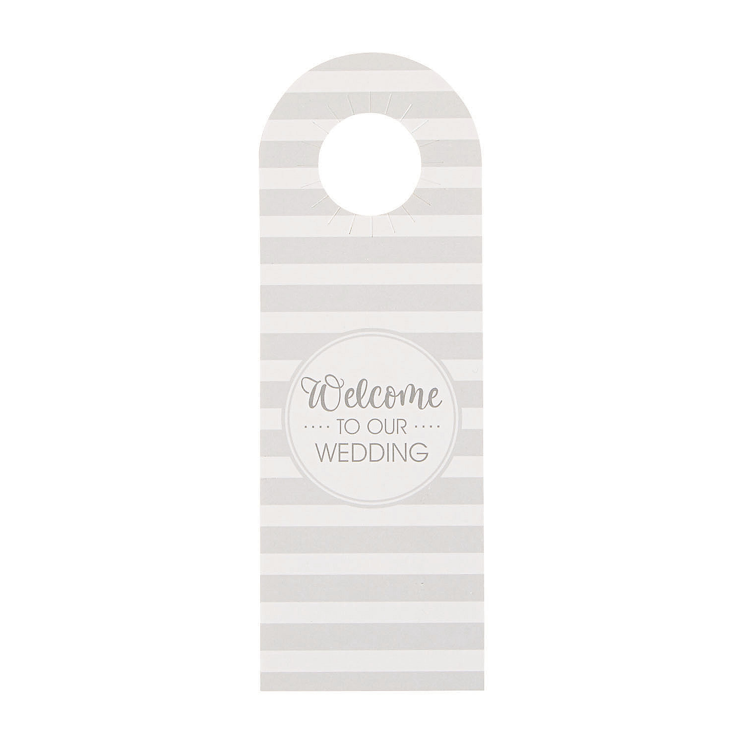 Oriental Trading Company Welcome To Our Wedding Bottle Tag | Wayfair