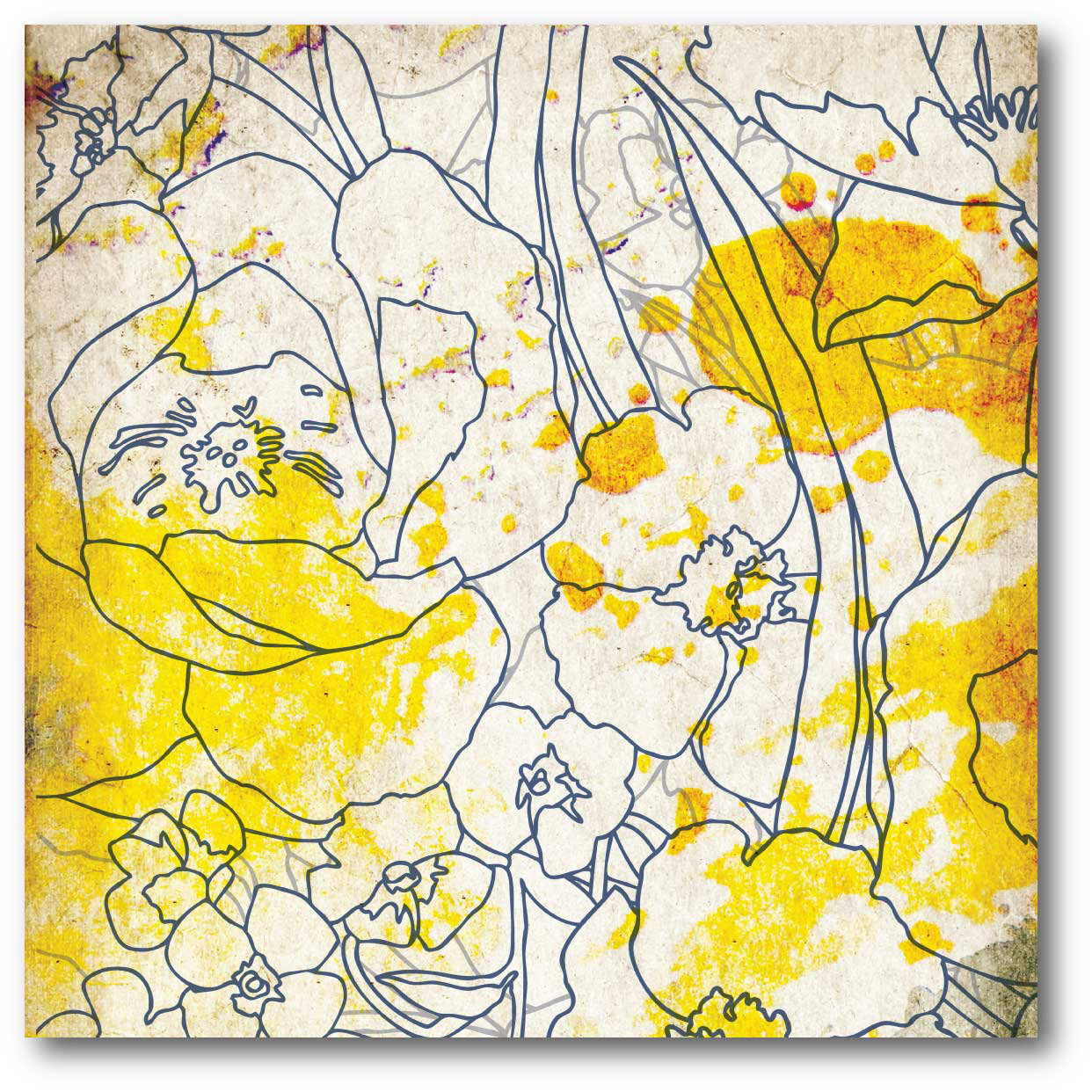 Courtside Market Splash of Color II Graphic Art on Wrapped Canvas ...