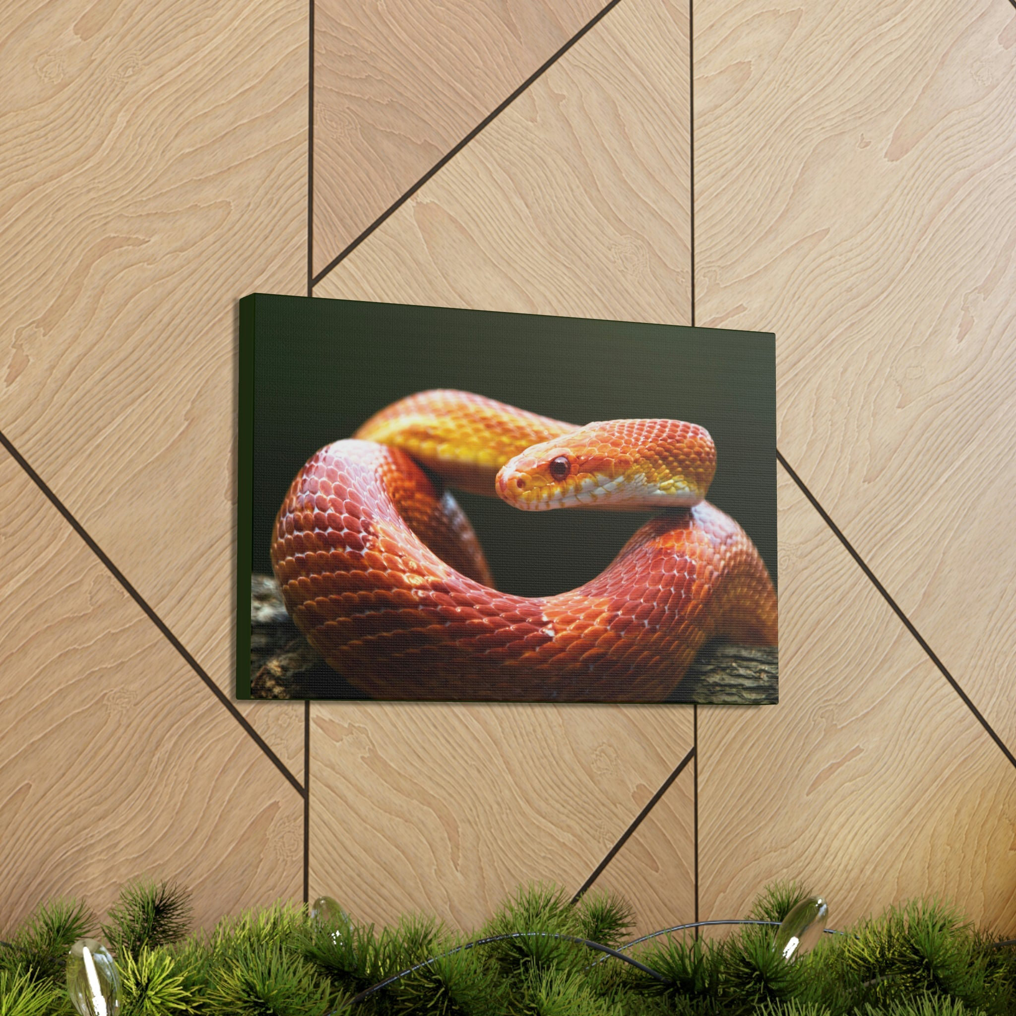 Ebern Designs Majestic Corn Snake Art Majestic Corn Snake Print Animal ...