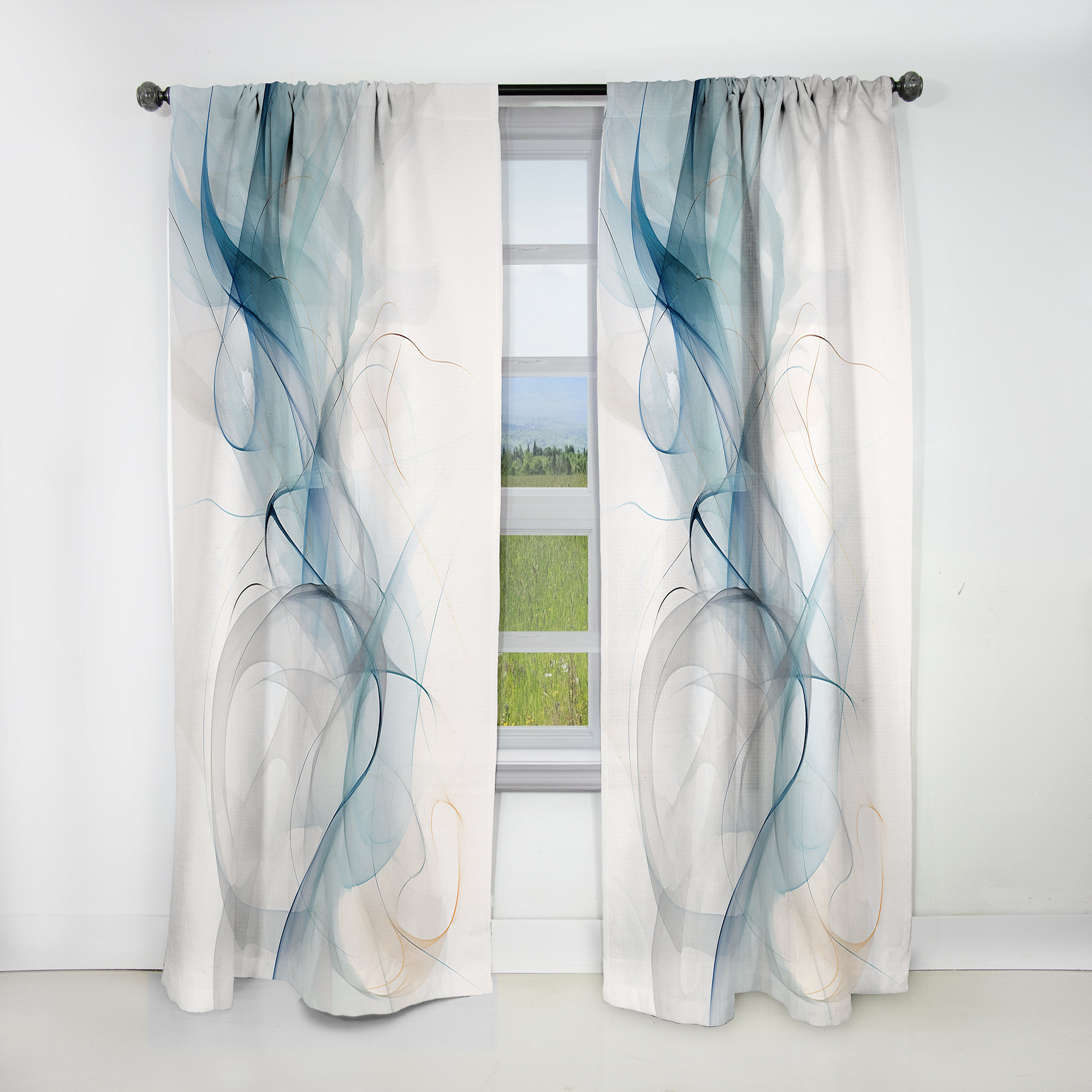 Design Art White Grey Line Art Abstract Calligraphy - Line Art Blackout ...