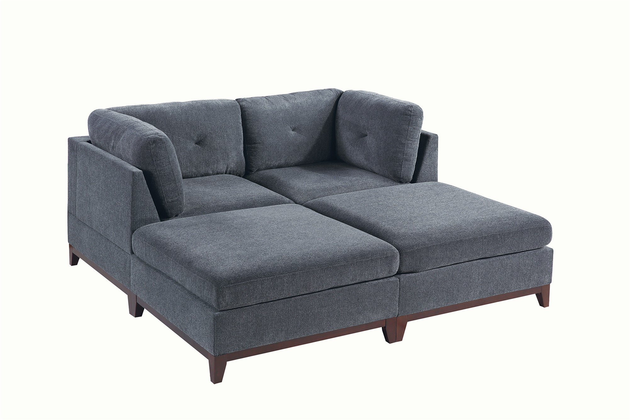 Latitude Run® Cimah 4 - Piece Upholstered Sectional | Wayfair
