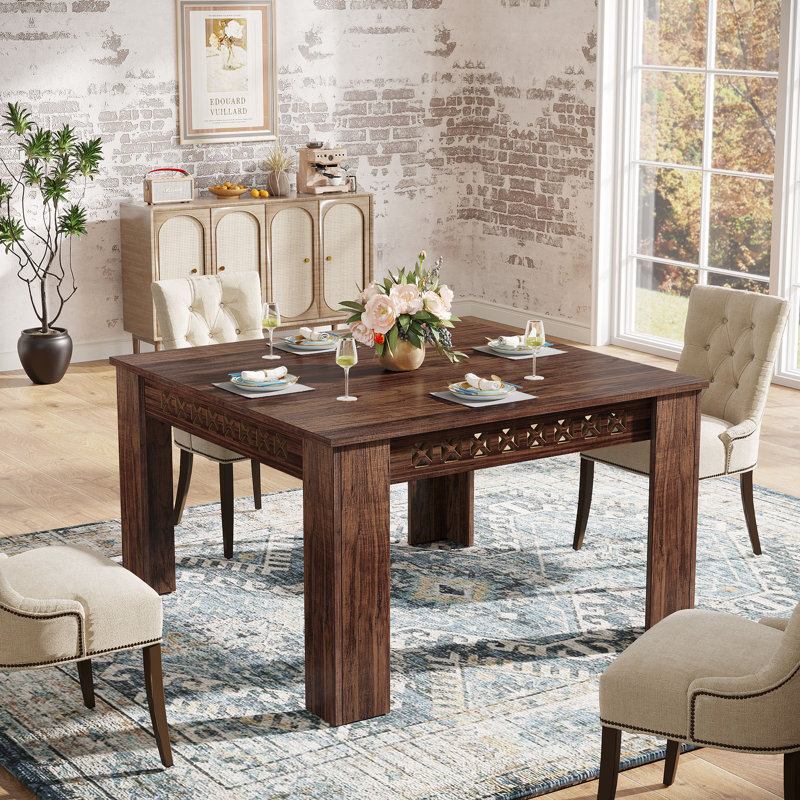 Winston Porter Aneeqah 43-inch Square Dining Table | Wayfair