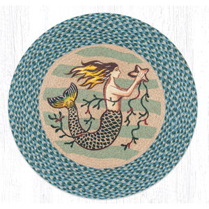 Earth Rugs Mermaid Printed Area Rug & Reviews | Wayfair