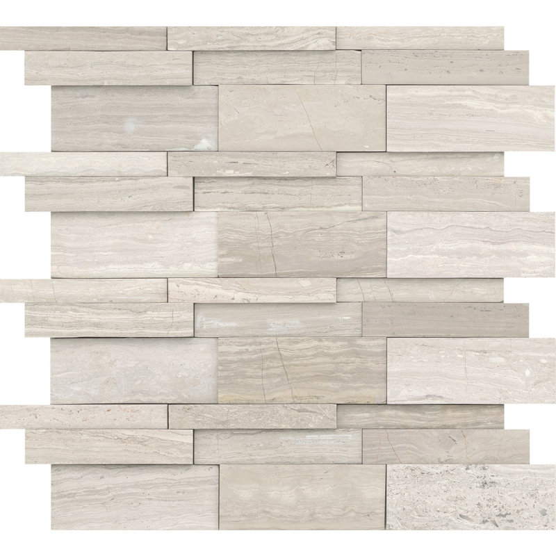 Emser Tile Metro Random Sized Limestone Mosaic Tile | Wayfair