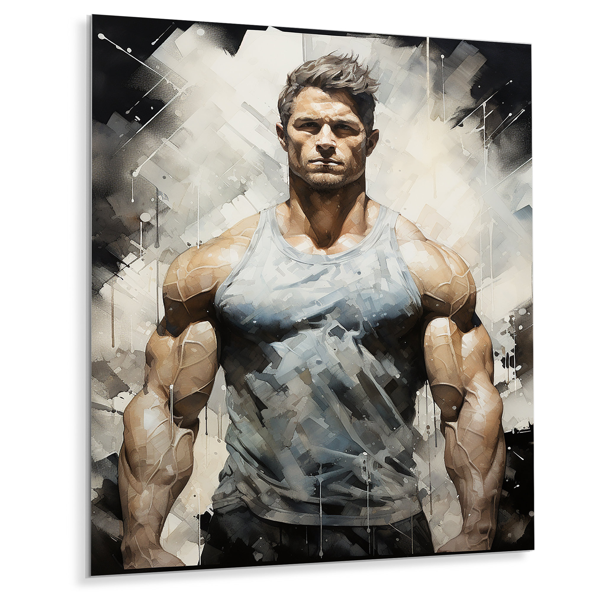 Winston Porter " Bodybuilding The Chiseled Physique " on Metal | Wayfair
