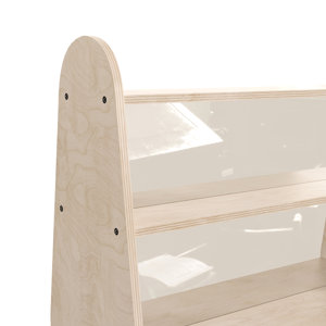 Bright Beginnings Wooden Double Sided 2 Compartment Shelving Unit | Wayfair