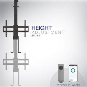 VIVO Motorized Large TV Mount with Remote Control (MOUNT-E-DN88) | Wayfair