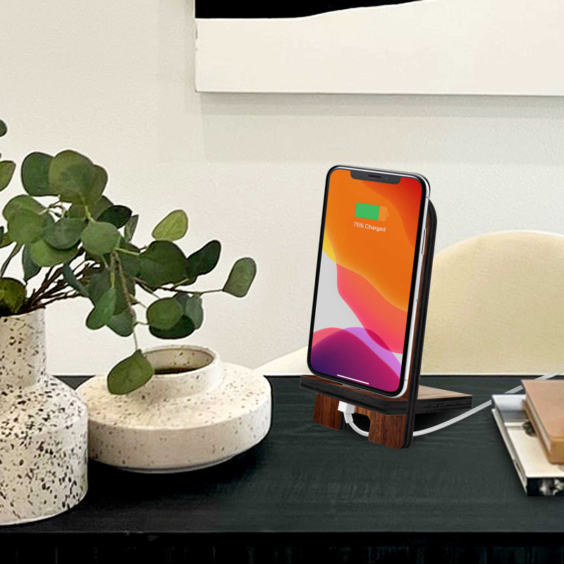 Designocracy Beige/Blue/Red Desktop Mount | Wayfair