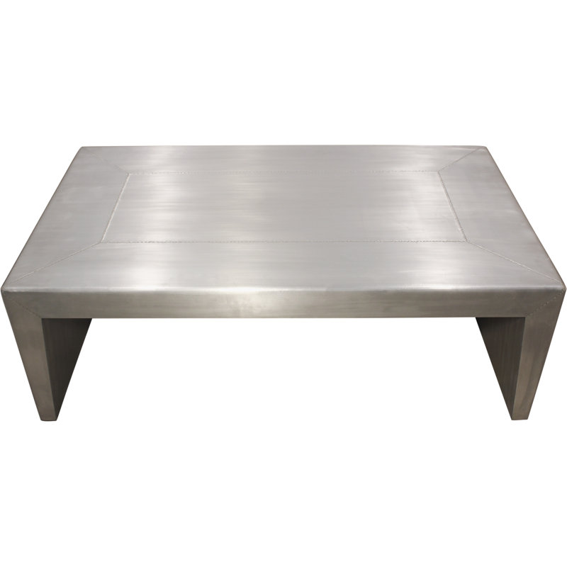Corrigan Studio® Pilot Huxley Cocktail Table With Aluminum Metal ...