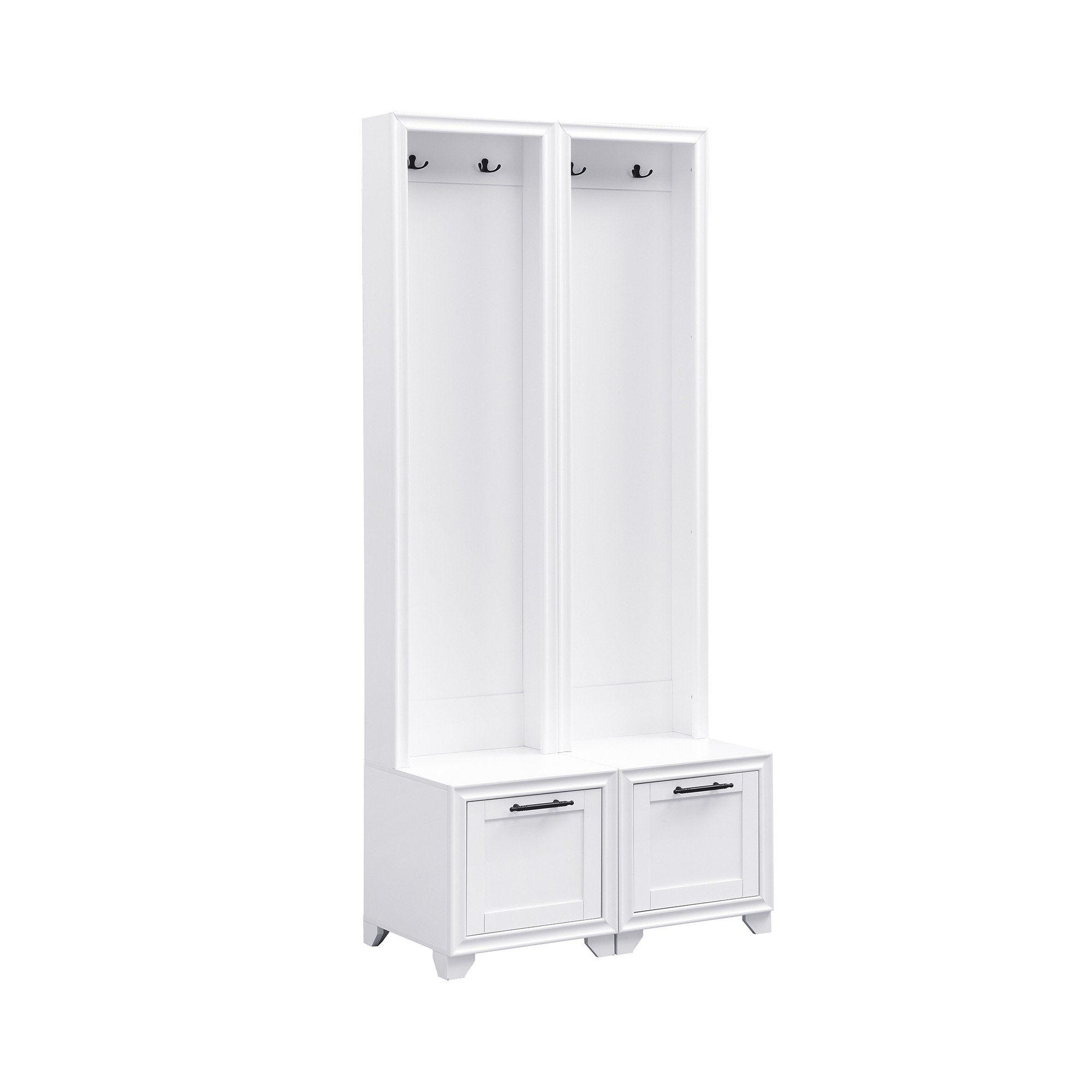 Winston Porter Elegant Free Standing Hall Tree Set of 2 ...