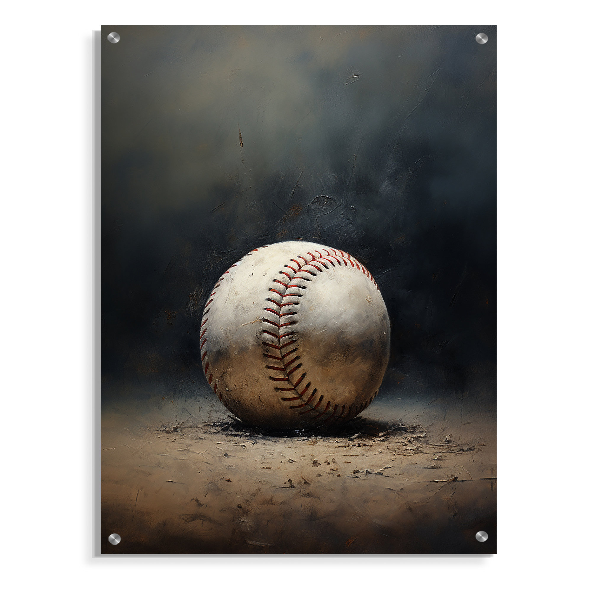 Design Art Baseball Subtle Strikeout - Sport Baseball Acrylic Wall Art ...