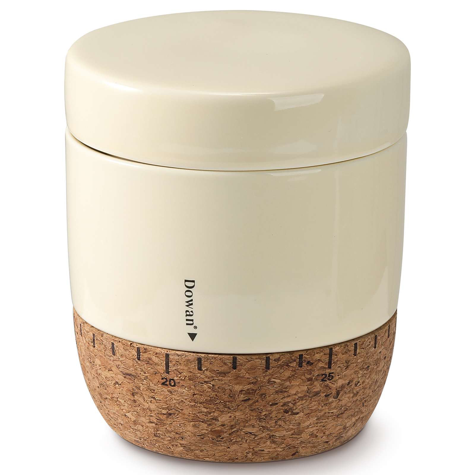 Ophelia & Co. Innovative Butter Crock - 3.75" Beige with Cork Base ...