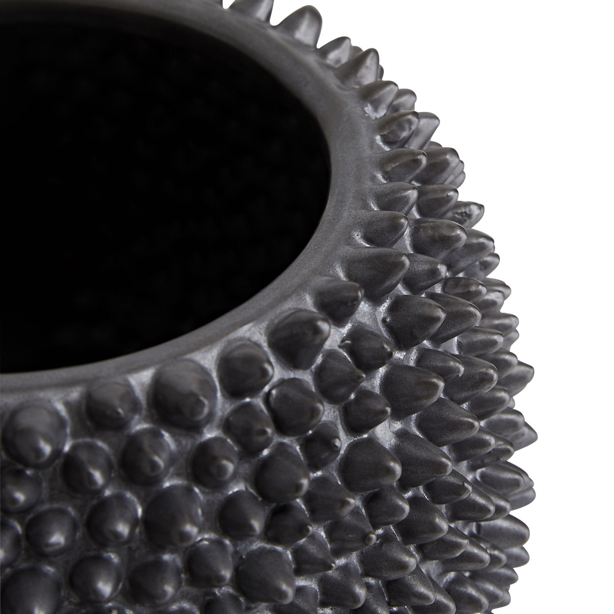 ARTERIORS Daria Tall Black 10" Ceramic Table Vase & Reviews | Perigold