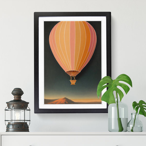George Oliver Perrin Hot Air Balloon Traditonal Vol.1 - Picture Frame ...