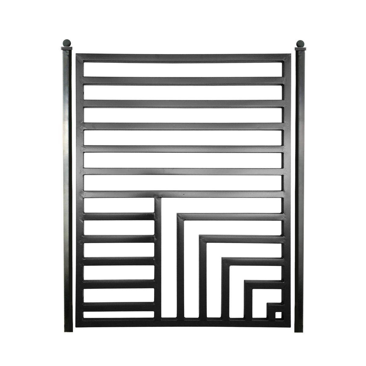 ALEKO Driveway Pedestrian Gate | Metal Garden Gate | Pedestrian Door ...