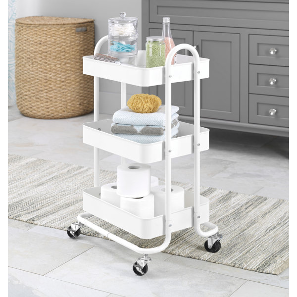 Dotted Line™ Alisha 17.05" W Shelving Unit with Wheels & Reviews | Wayfair