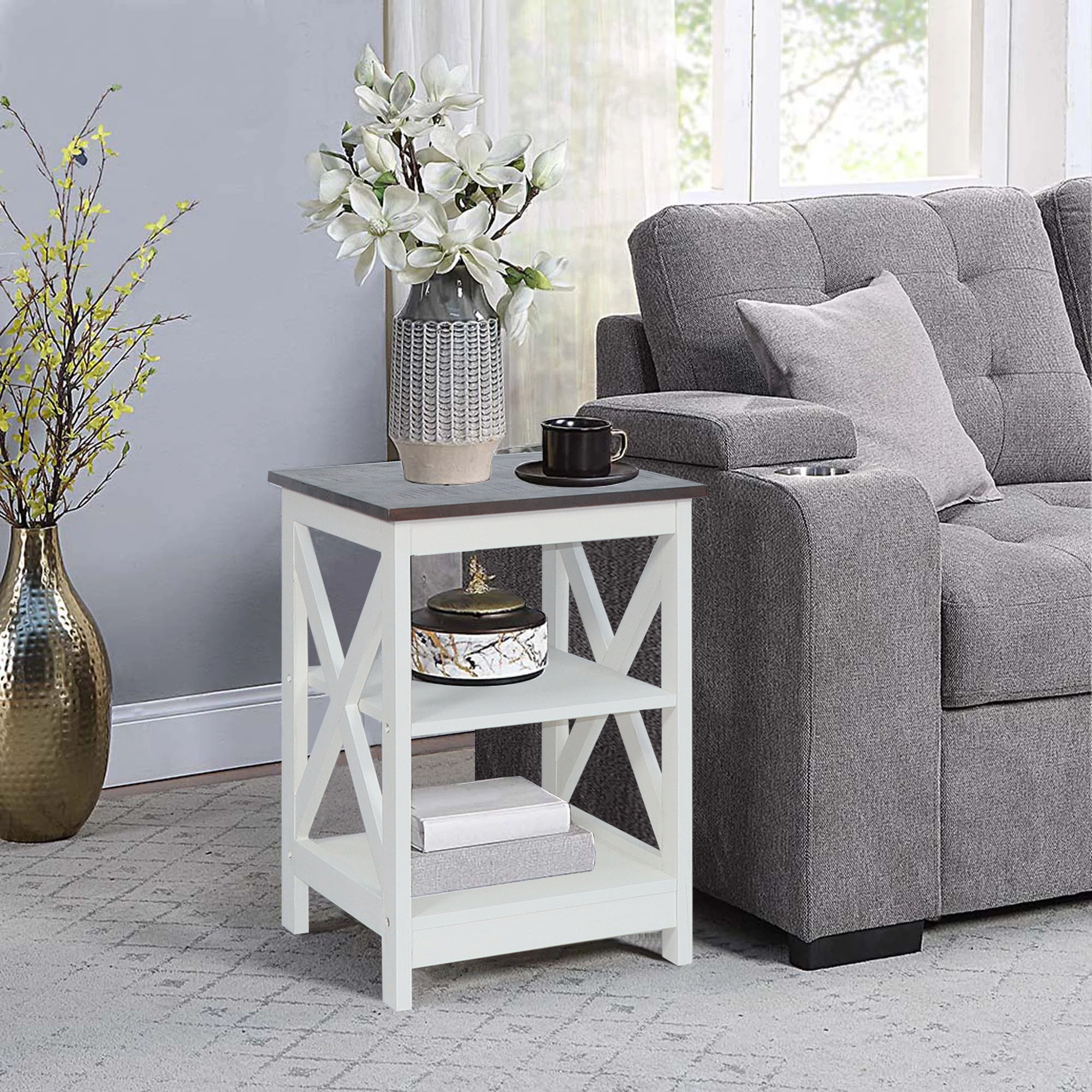 Gracie Oaks Hansboro End Table with Storage & Reviews - Wayfair Canada
