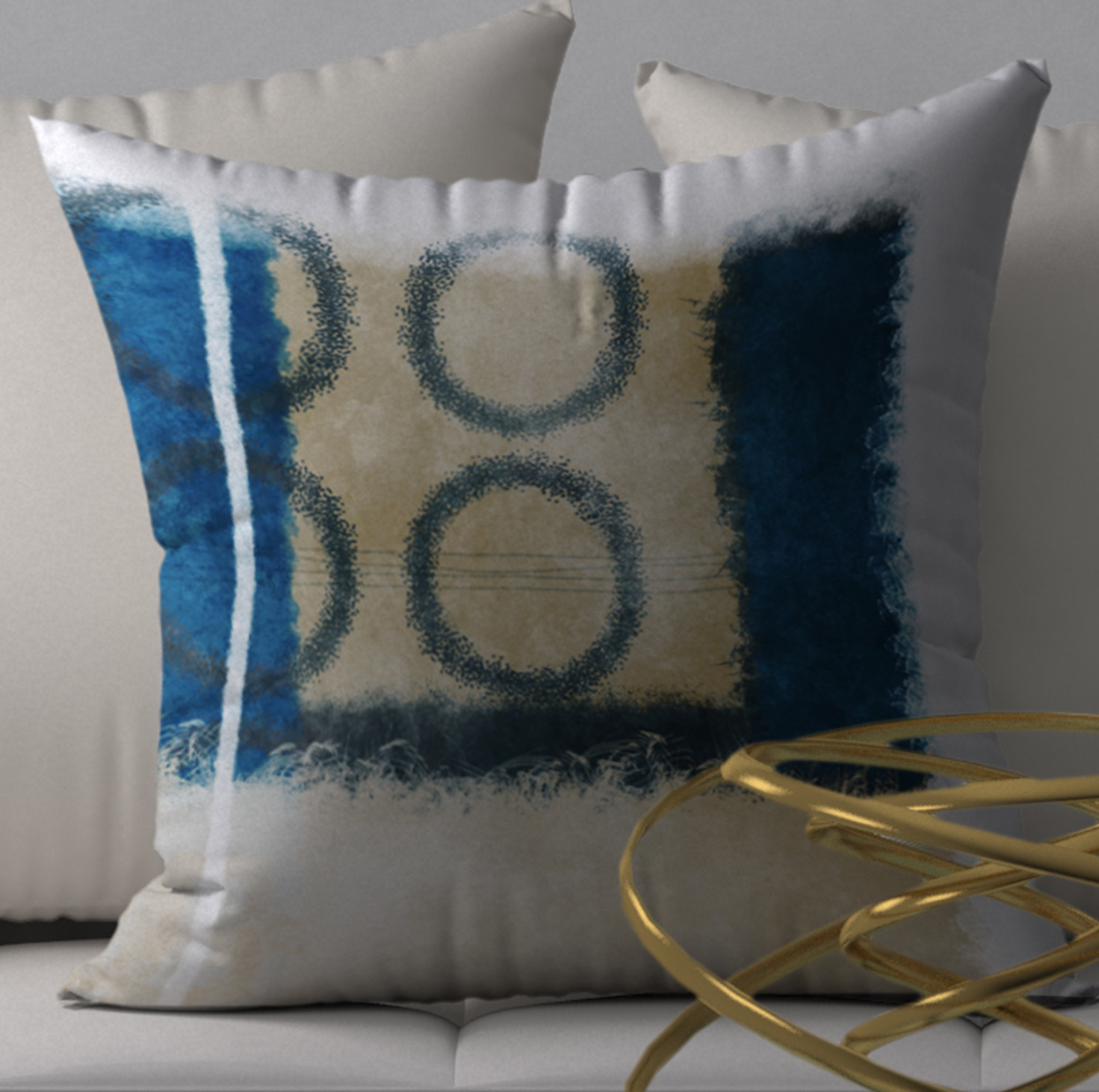 LeRoi Products Instant Opulent Square Pillow Cover & Insert | Wayfair