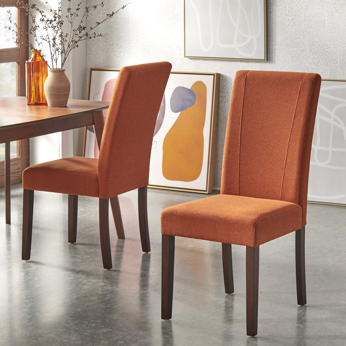 Lark Manor™ Aimee-Elizabeth Solid Wood Parsons Chair & Reviews | Wayfair