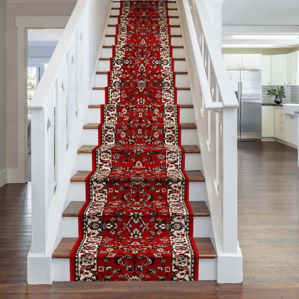 Astoria Grand Adamsville Tufted Red/Cream Rug & Reviews | Wayfair.co.uk