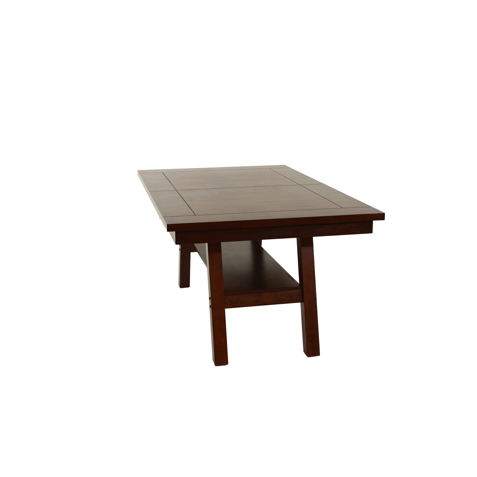 Lark Manor Stylish And Functional Dining Table With Open Storage Shelve ...