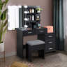 Latitude Run® Multifunctional Particleboard Dressing Table Set with ...