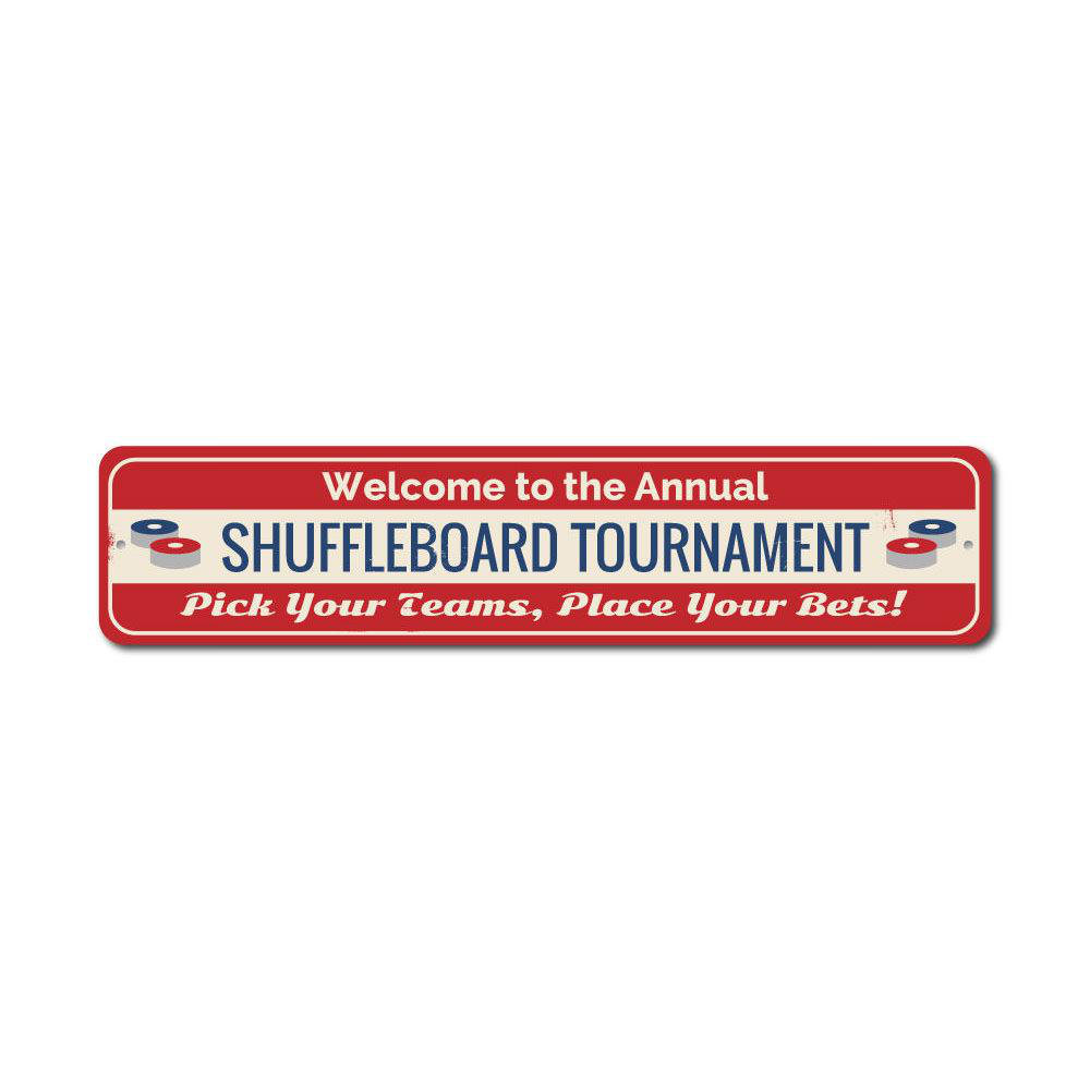 Lizton Sign Shop, Inc Shuffleboard Tournament Custom Aluminum Sign ...