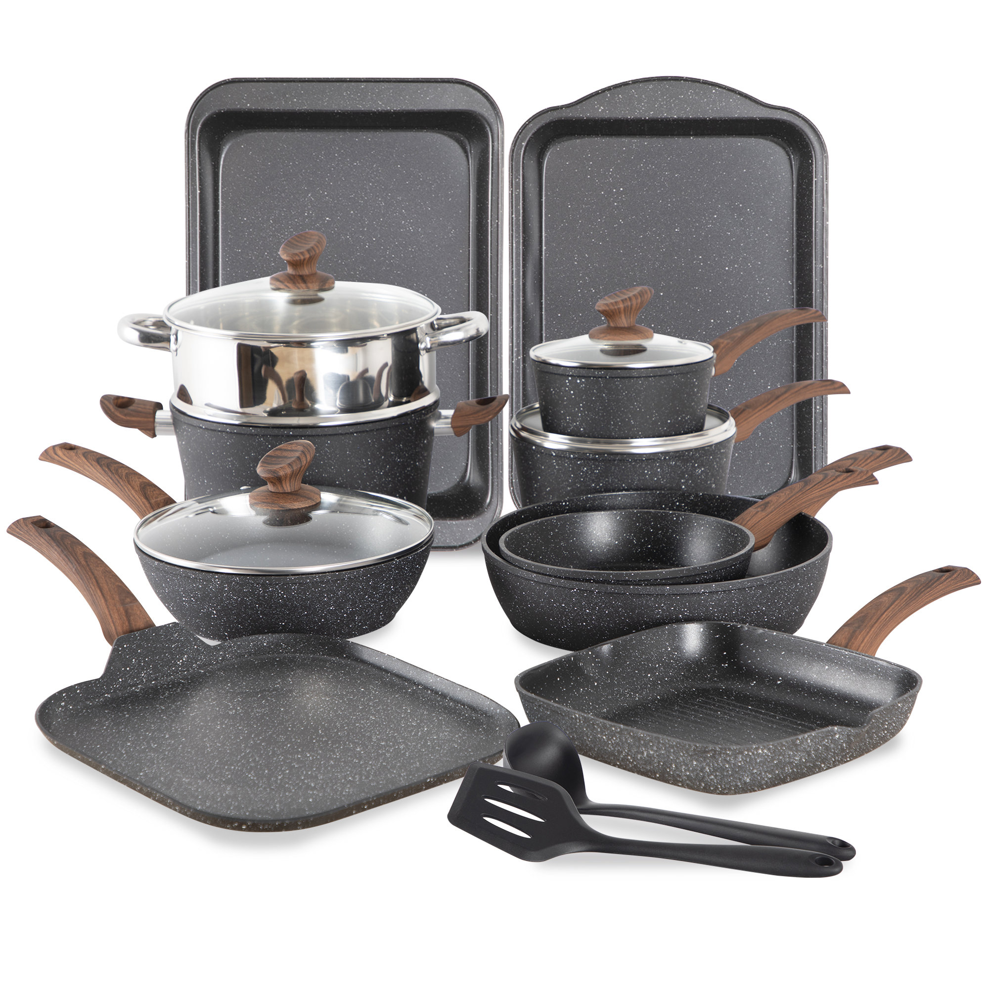 Prep & Savour 17 - Piece Cookware Set - Wayfair Canada