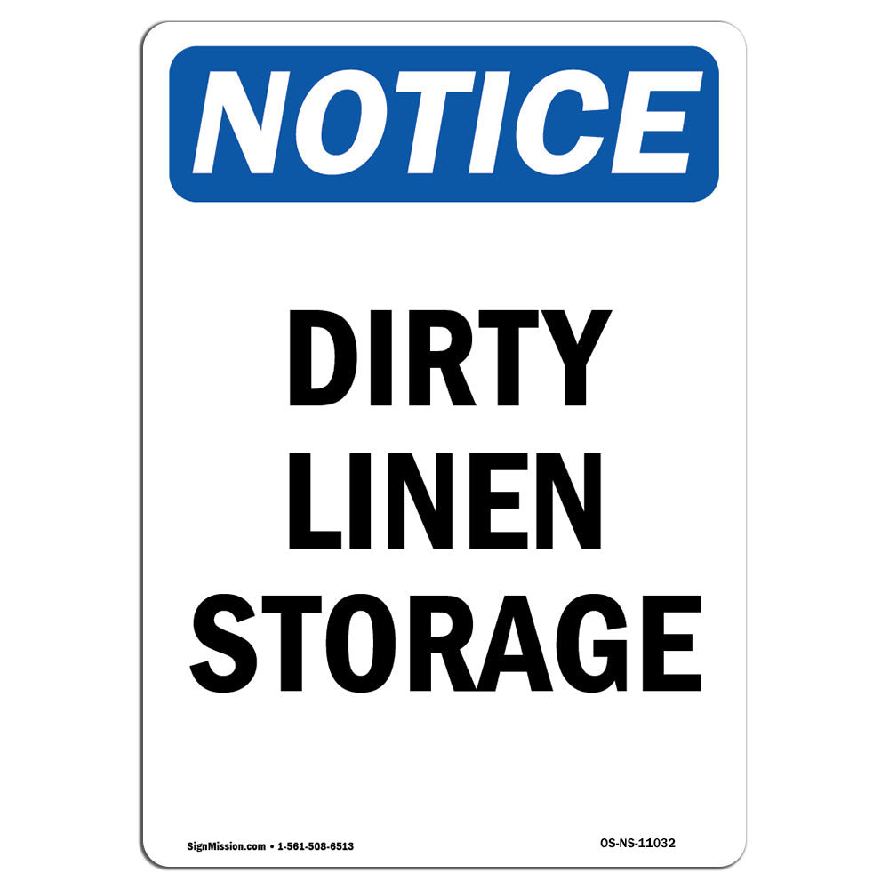 SignMission Dirty Linen Storage Sign | Wayfair