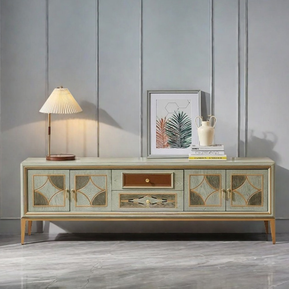 AWORET High-end TV cabinet with light luxury design | Wayfair