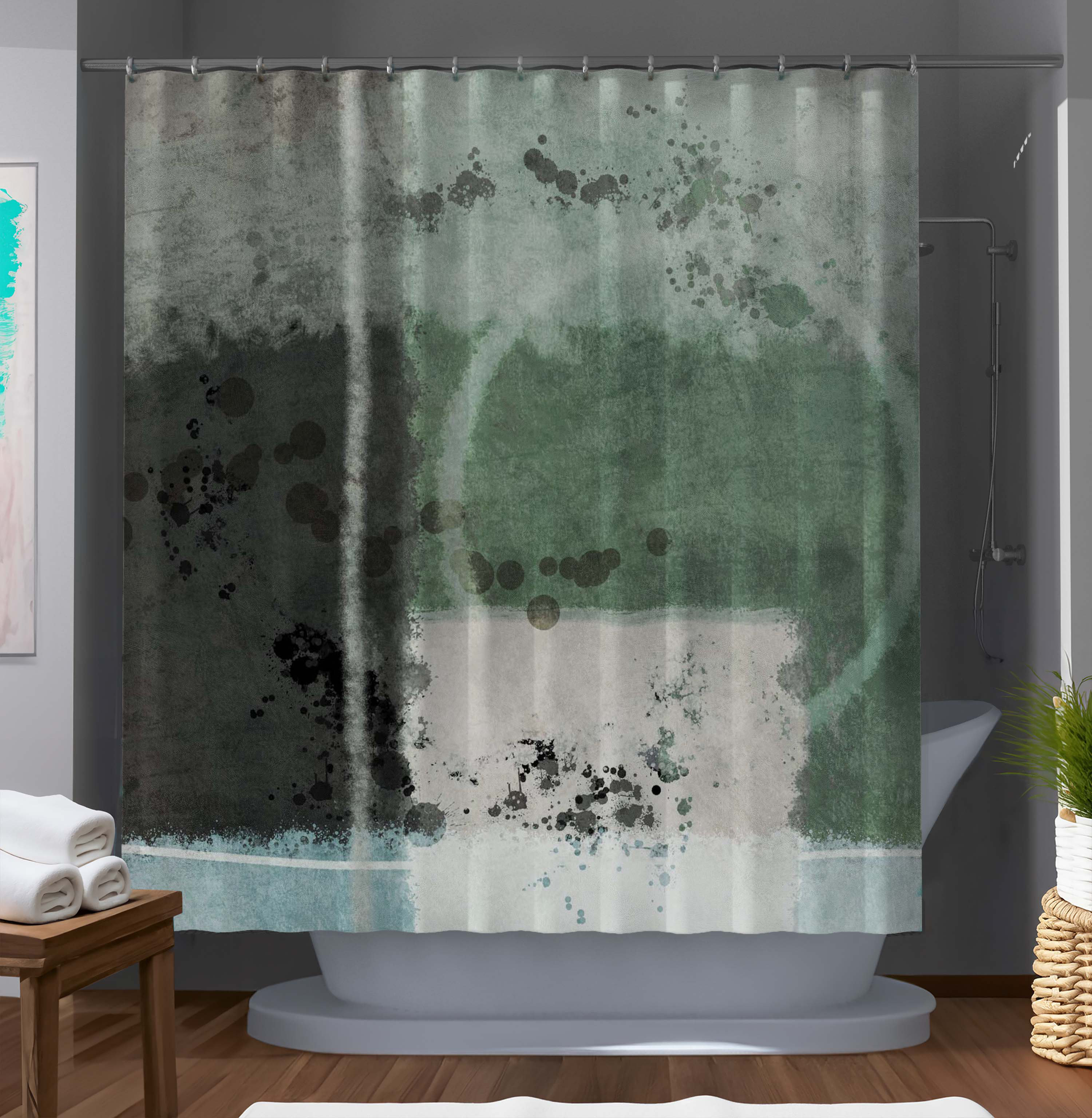East Urban Home Dynamic Compliment Shower Curtain | Wayfair