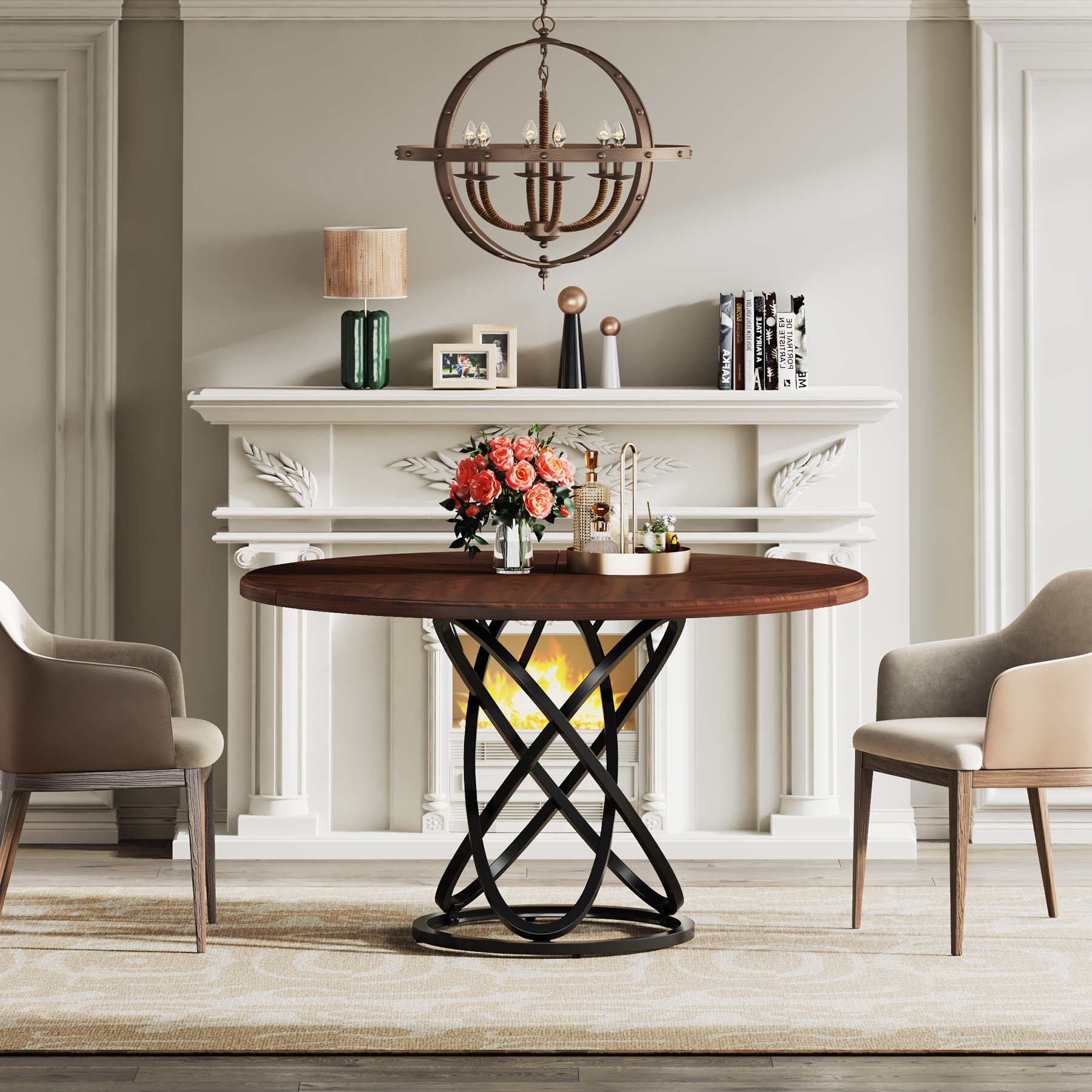 Williston Forge Norfolk Round 47.24'' Dining Table & Reviews - Wayfair Canada