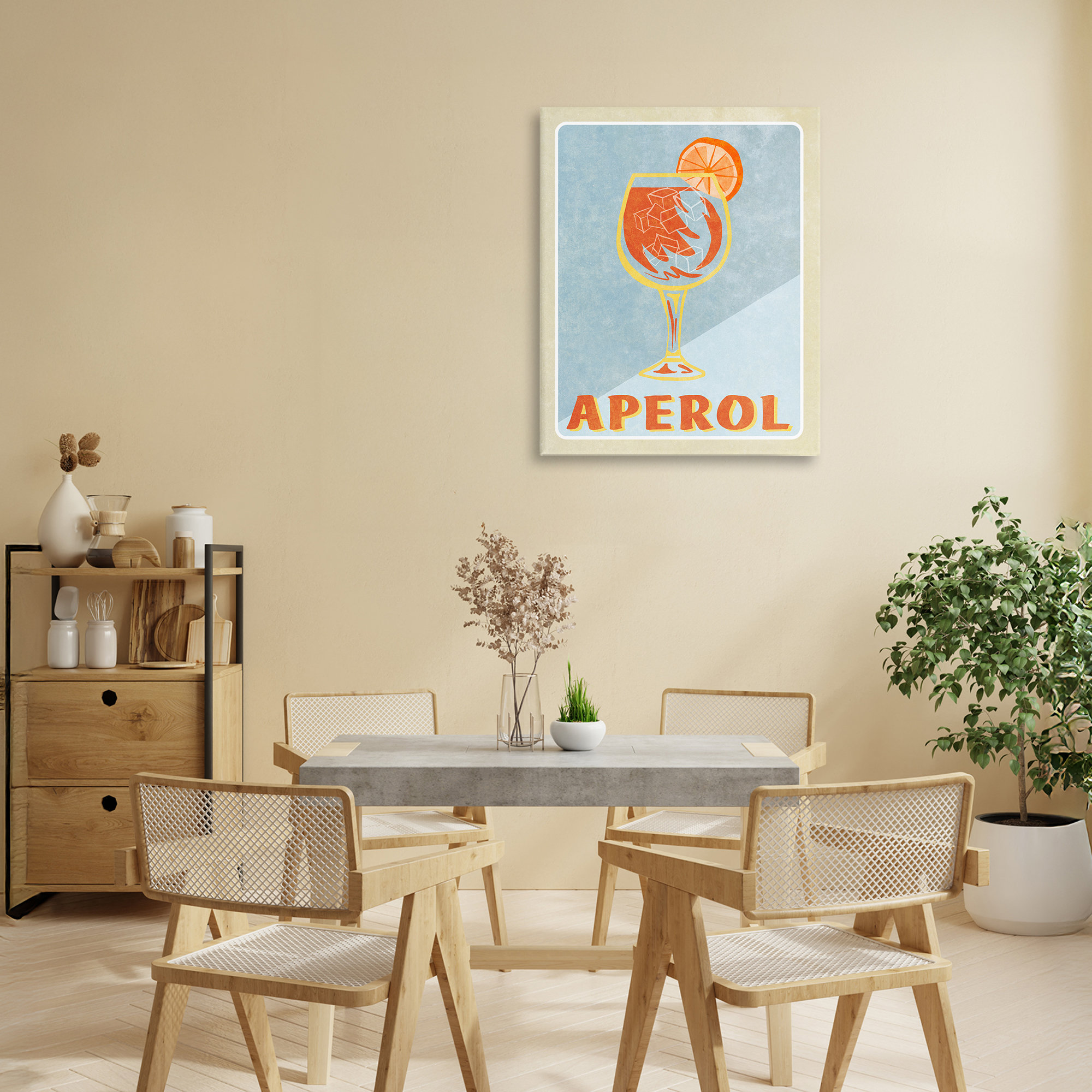 Bay Isle Home™ Vintage Aperol Spritz Canvas, design by Elizabeth Medley ...