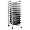 ECR4Kids 10-Drawer Mobile Organizer, Storage Cart | Wayfair